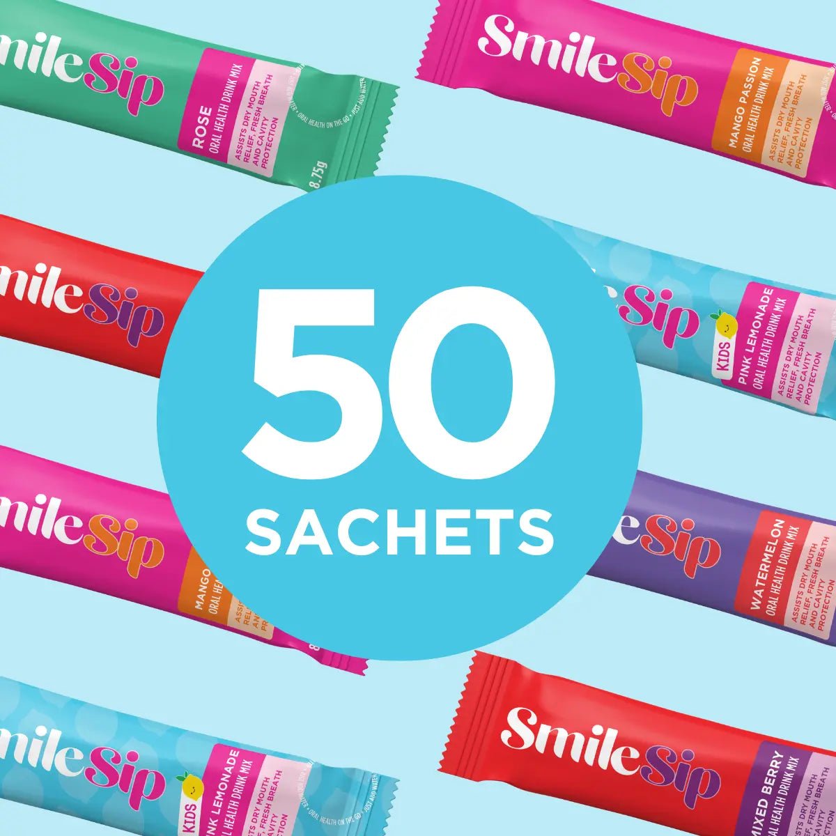 50 Sachet Bundle – SmileSip